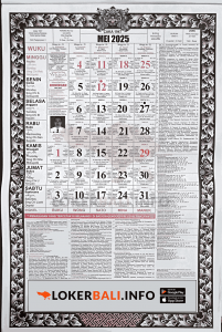 Kalender Bali 2025 Lengkap Beserta Hari Penting Nasional - Loker Bali ...