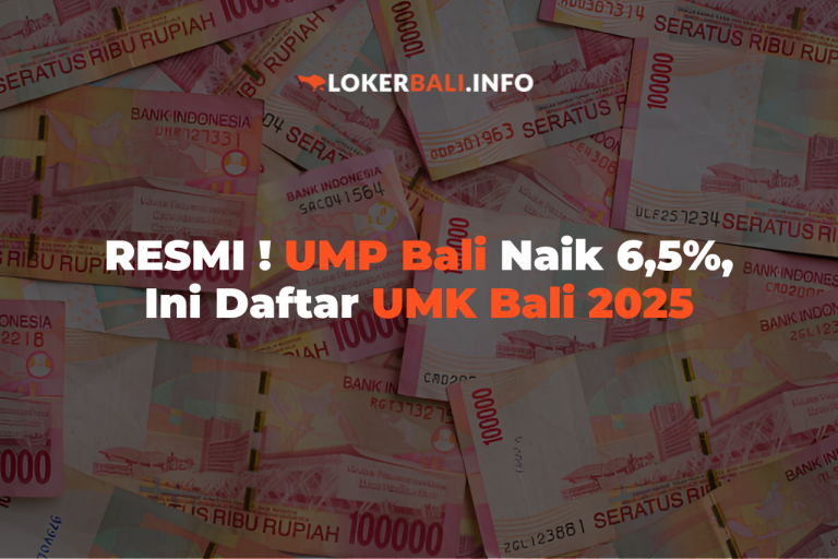 Resmi ! UMP Bali Naik 6,5%, Ini Daftar UMK Bali 2025 - Loker Bali Info Blog