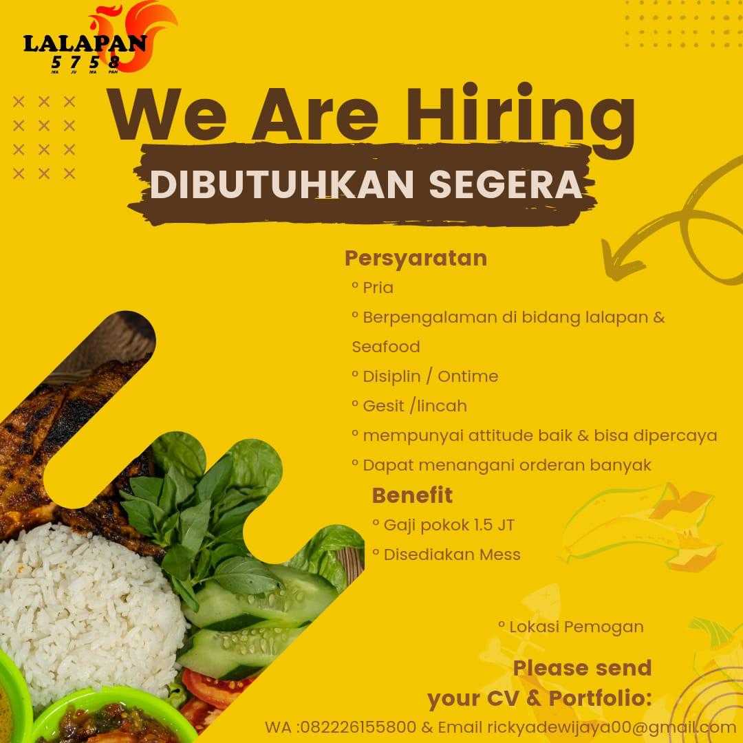 Lowongan Staff di LALAPAN 5758 (majumapan) - Kota Denpasar - Bali - LokerBali.info